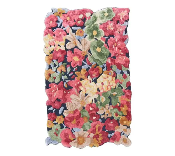 MACKENZIE-CHILDS Laura's Flowers 2'3' X 3'9' Ru - One-color