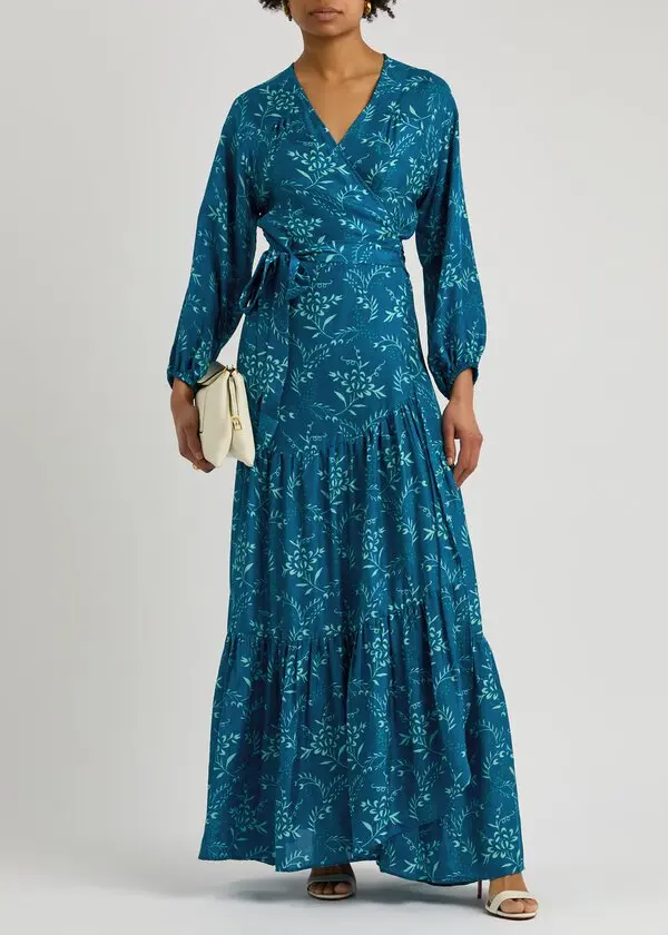 hannah artwear blue dress oceanus dress