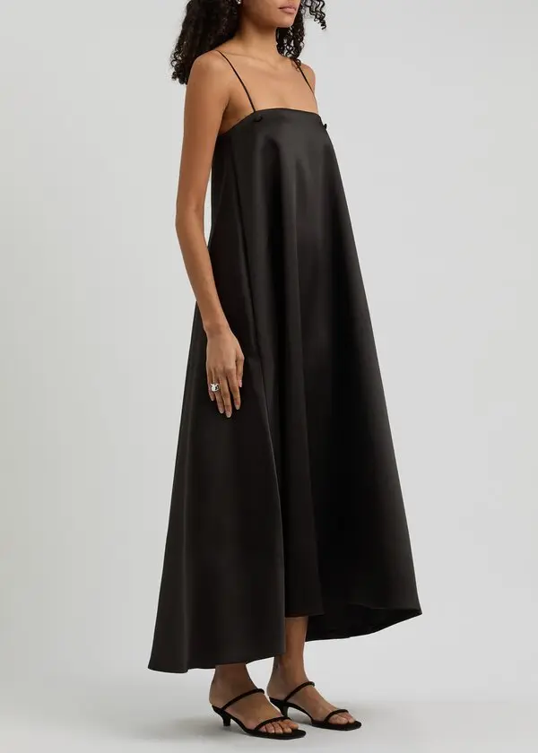 RÓHE Satin Maxi Dress