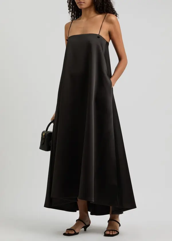 RÓHE Satin Maxi Dress