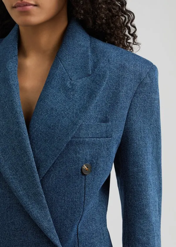 BETTTER Atlas Double-breasted Denim Blazer