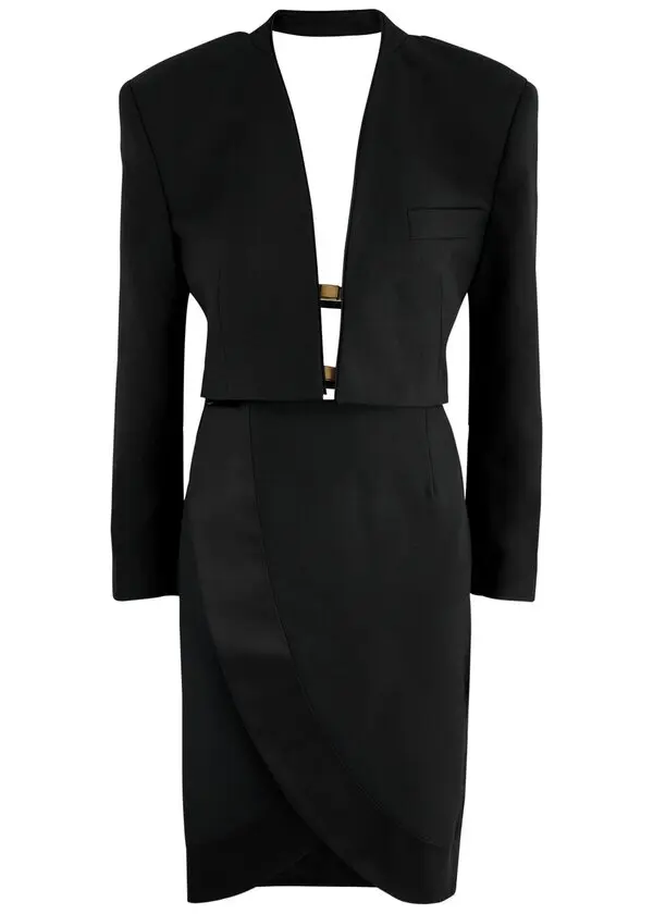 BETTTER Agnelli Open-back Wool Dress