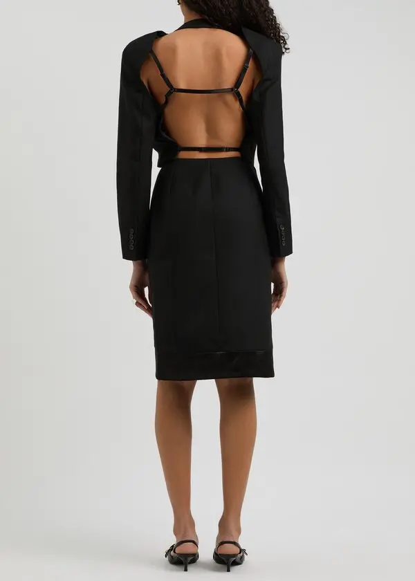 BETTTER Agnelli Open-back Wool Dress