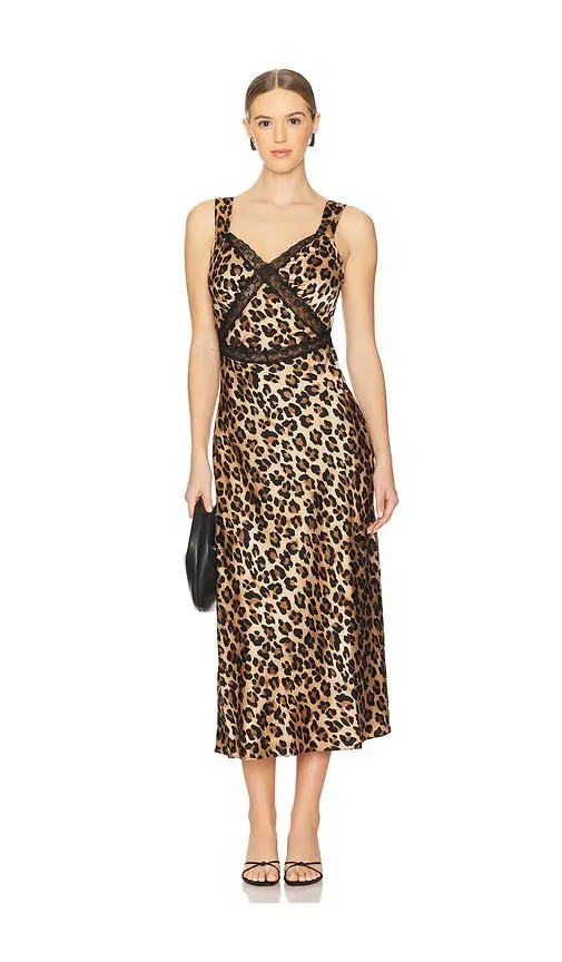 Bardot Emory Satin Slip Dress