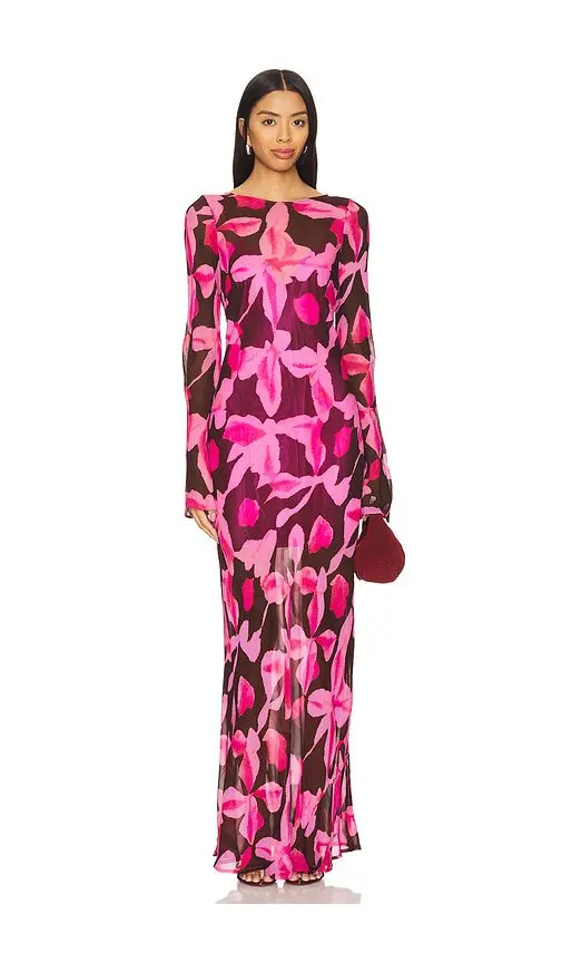 knee length dresses for ladies Lottie Long Sleeve Zip Front Dress/Black