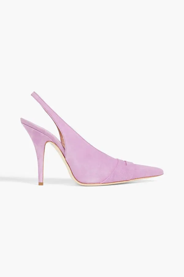 Philosophy Di Lorenzo Serafini Suede Slingback Pumps - Lavender