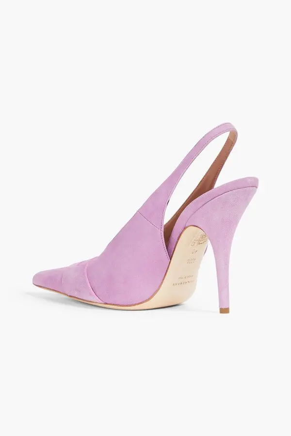 Philosophy Di Lorenzo Serafini Suede Slingback Pumps - Lavender