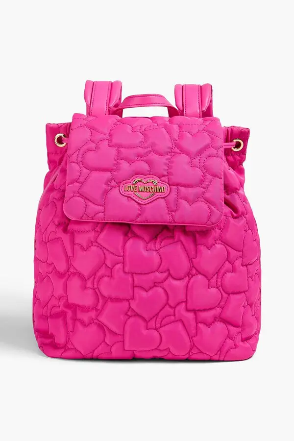 LOVE MOSCHINO Quilted Shell Backpack Love Moschino Bag Backpack Camel | eBay main image 4