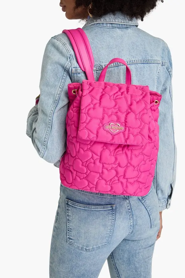 LOVE MOSCHINO Quilted Shell Backpack Amazon.com: Love Moschino Women main image 3