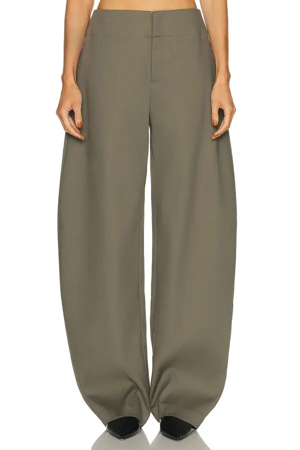EAVES Mai Sculptural Compact Suiting Pant