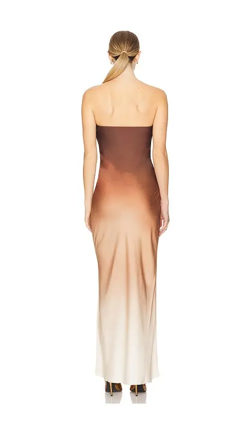 Rococo Sand Strapless Maxi Dress In . Also