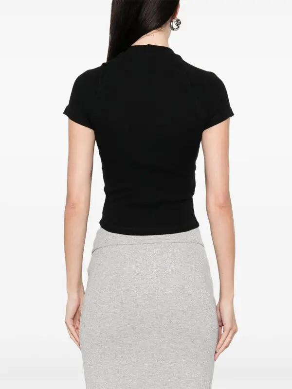 Ottolinger Ribbed Deconstructed T-shirt - Black