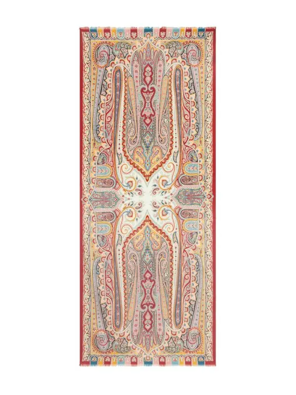 Etro Printed Scarf - Neutrals