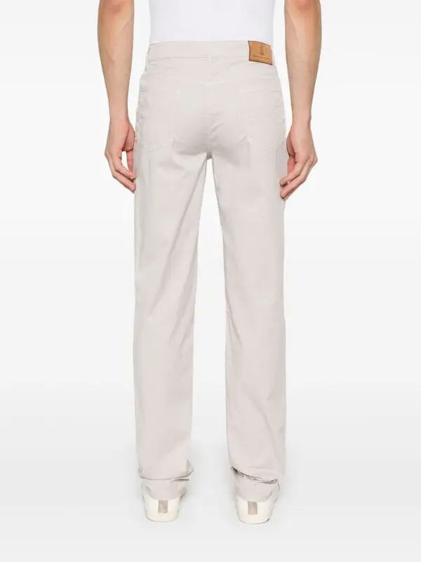 Brunello Cucinelli Logo-embroidered Trousers