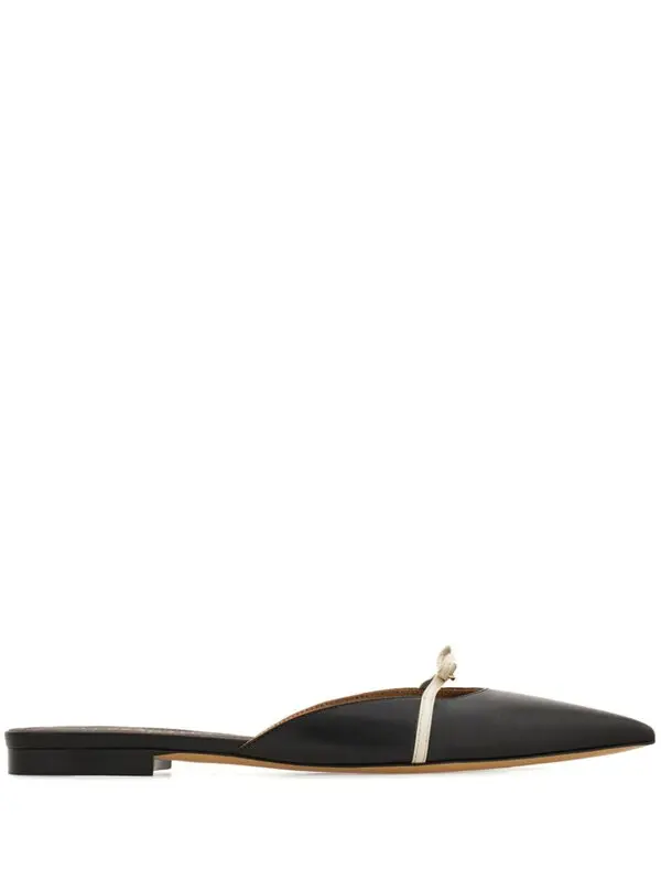 FERRAGAMO Mini Bow Mules - Black