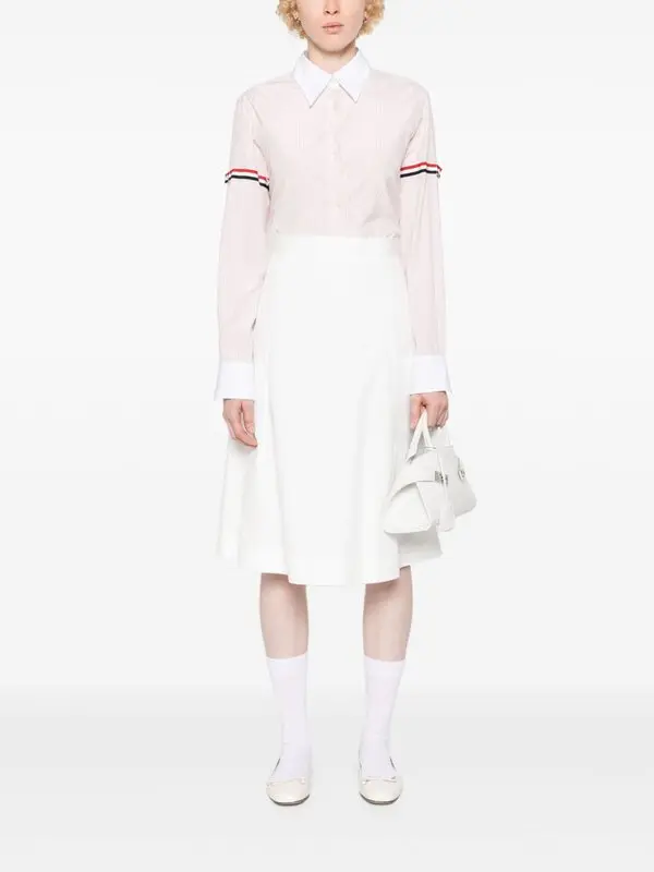 Thom Browne A-line Midi Skirt