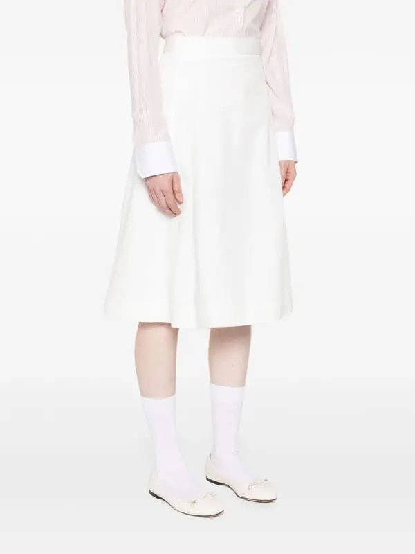Thom Browne A-line Midi Skirt