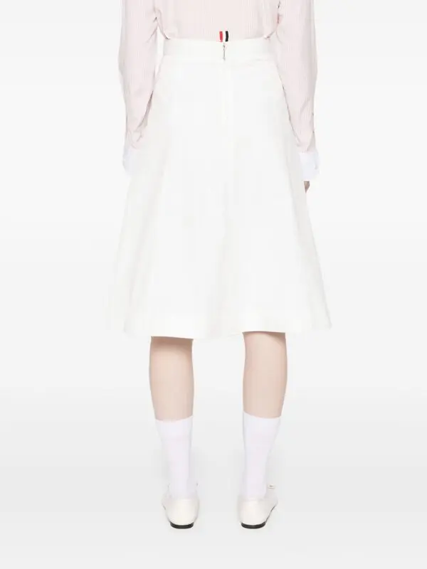 Thom Browne A-line Midi Skirt