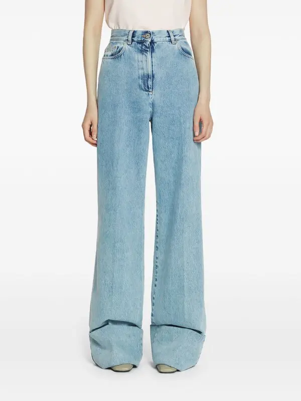 LANVIN Wide-leg Jeans - Blue