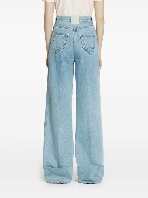 LANVIN Wide-leg Jeans - Blue