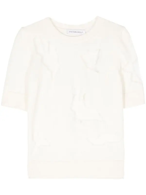 Viktor & Rolf Knitted Top - White