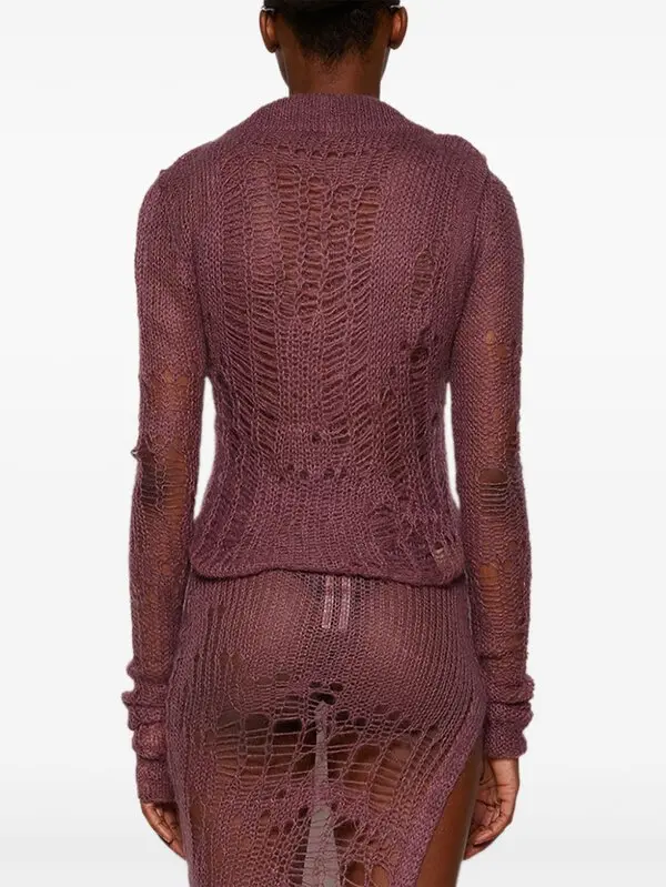 Rick Owens Spider Banana Sweater - Pink