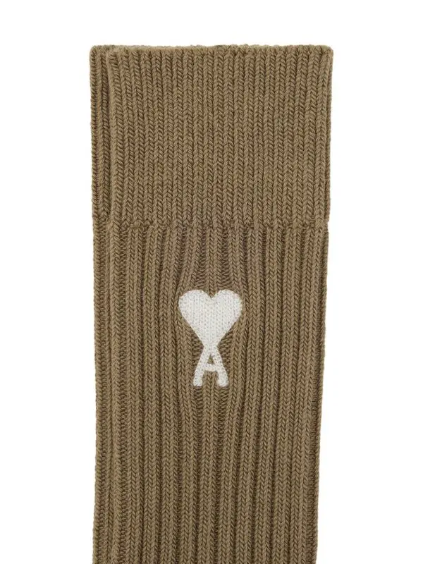 AMI Paris De Coeur Mid-calf Socks