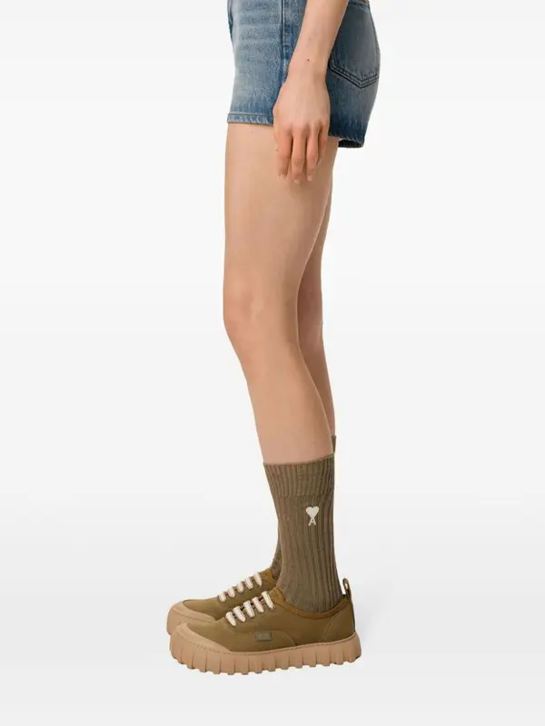 AMI Paris De Coeur Mid-calf Socks