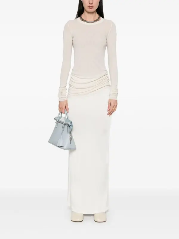 Rick Owens Fine-ribbed Top - Neutrals