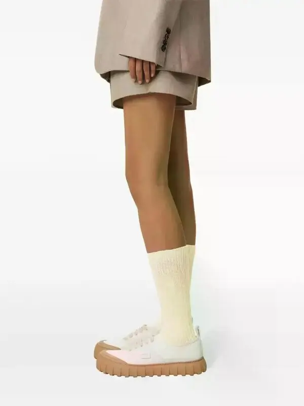 AMI Paris De Coeur Socks - Neutrals
