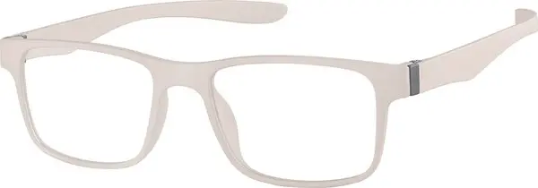 Zenni Rectangle Full Rim Eyeglasses - Ballet Pink