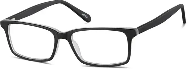 Zenni Rectangle Full Rim Eyeglasses - Black