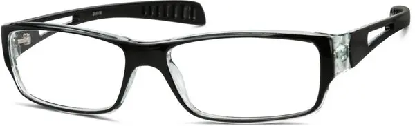 Zenni Rectangle Full Rim Eyeglasses - Black
