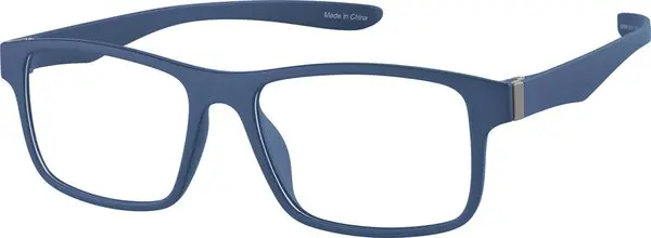 Zenni Rectangle Full Rim Frame - Blue