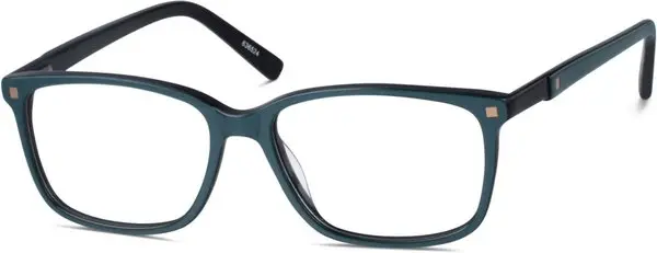 Zenni Rectangle Full Rim Frame - Blue