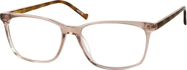 Zenni Rectangle Full Rim Frame - Brown