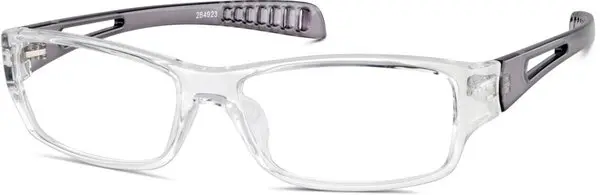 Zenni Rectangle Full Rim Eyeglasses - Clear