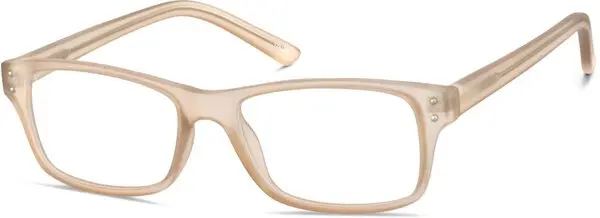 Zenni Rectangle Full Rim Frame - Coral