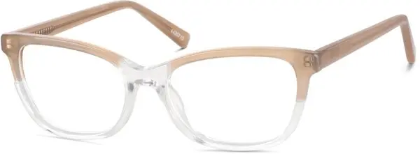 Zenni Rectangle Full Rim Frame - Fawn