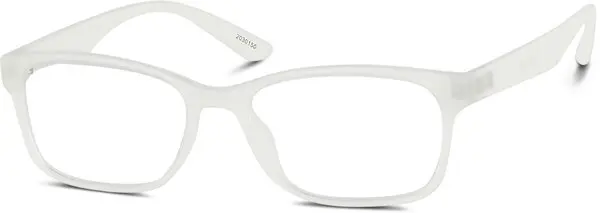 Zenni Rectangle Full Rim Frame Eyeglasses - Green Glow