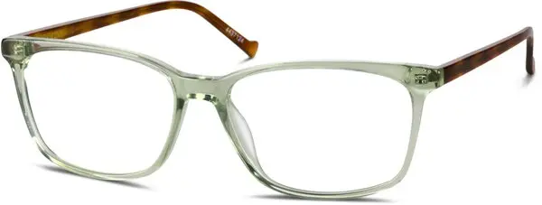 Zenni Rectangle Full Rim Frame - Green