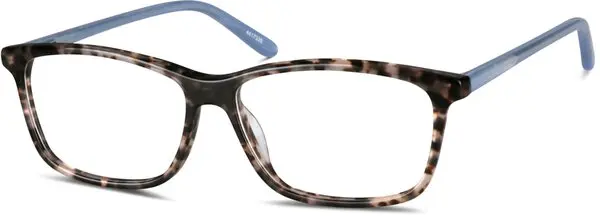 Zenni Rectangle Full Rim Eyeglasses - Pattern