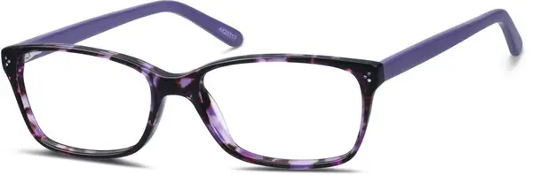 Zenni Rectangle Full Rim Eyeglasses - Purple