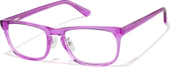 Zenni Rectangle Full Rim Eyeglasses - Purple