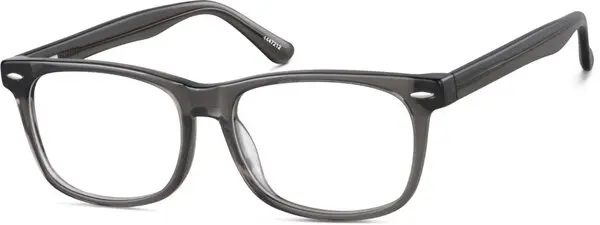 Zenni Rectangle Full Rim Eyeglasses - Smoke