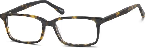 Zenni Rectangle Full Rim Eyeglasses - Tortoiseshell