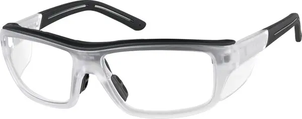Zenni Rectangle Full Rim Eyeglasses - Translucent