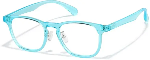 Zenni Square Full Rim Eyeglasses - Aqua