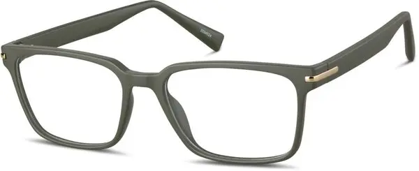 Zenni Square Full Rim Eyeglasses - Artichoke
