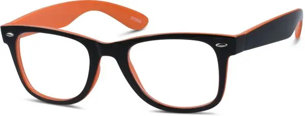 Zenni Square Eyeglasses Full Rim Frame - Black